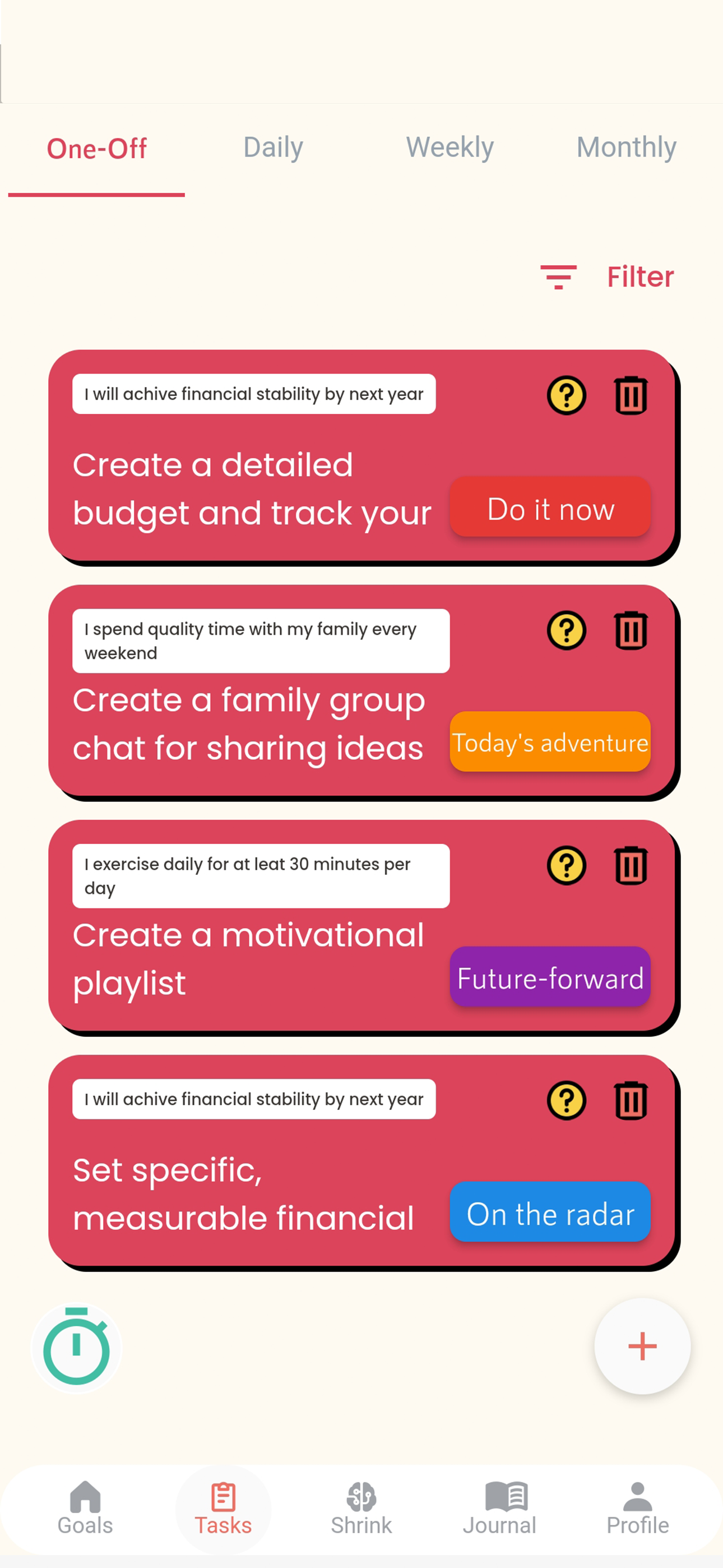 GoalDigger: ADHD AI App for Smart Goals and Mental Wellness